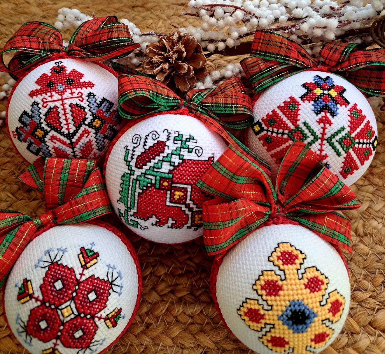 Коледни топки с шевици | Handmasters.bg