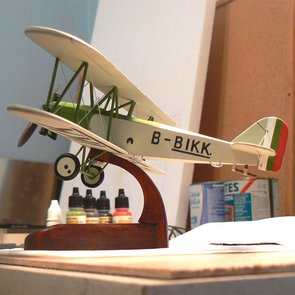 Дървен модел копие на български самолет ДАР-1 . - Handmasters.bg