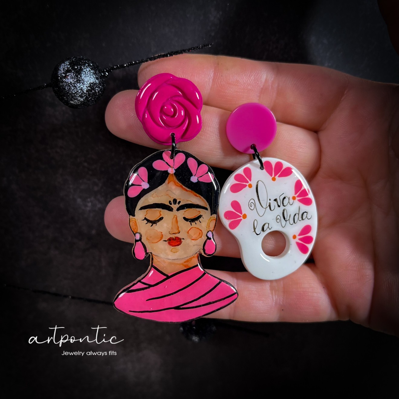 Обеци Фрида Кало | Handmasters.bg